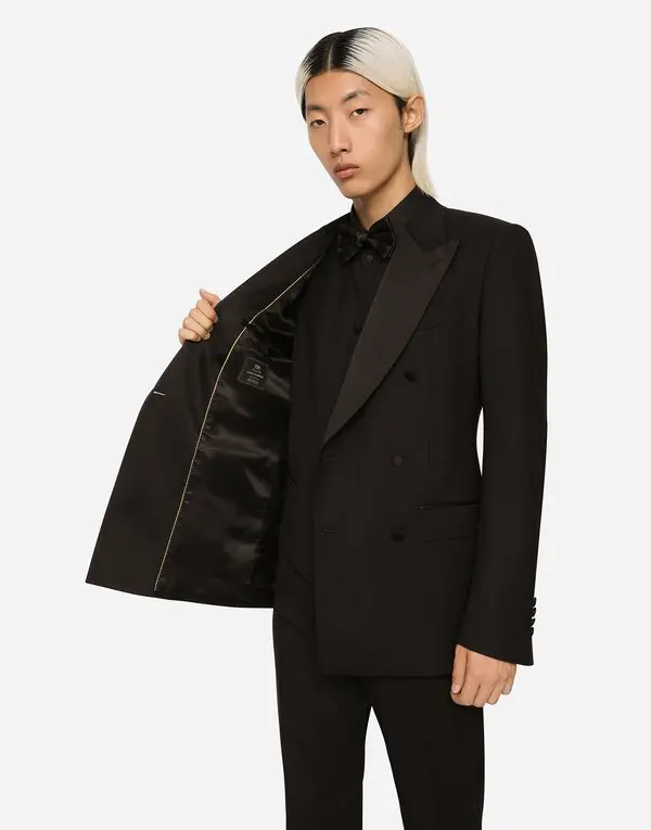 Dolce & Gabbana Three-piece Sicilia-fit Suit In Stretch Wool
