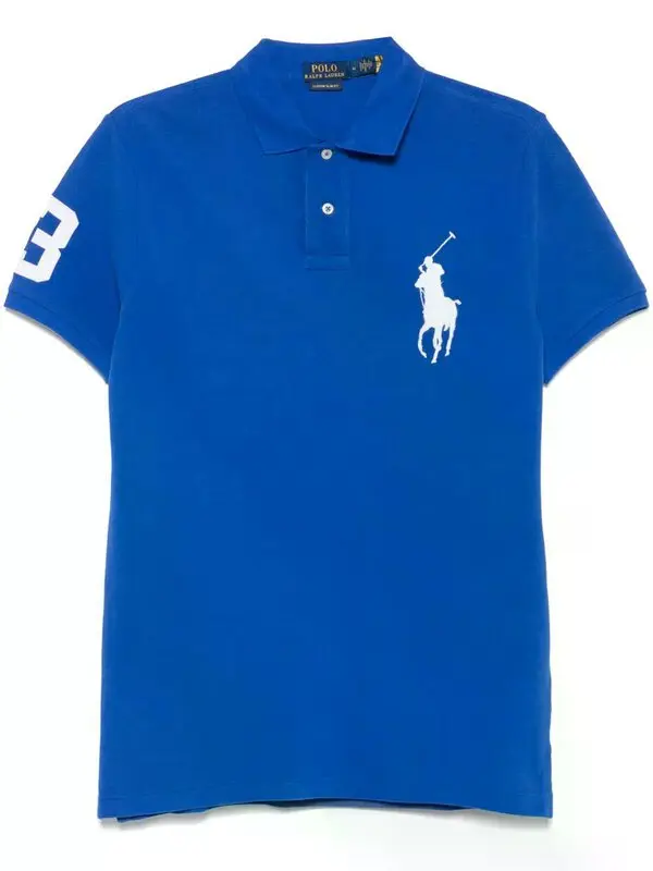 Polo Ralph Lauren Polo Pony-embroidered Polo Shirt - Blue