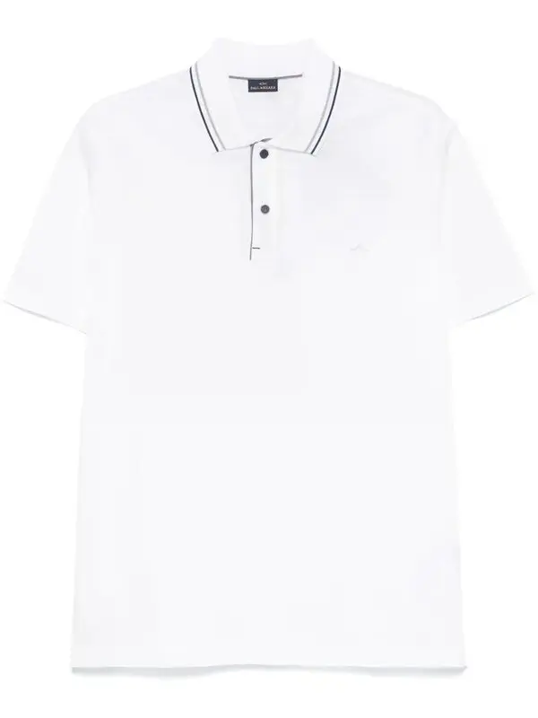 Paul & Shark Piquet Polo Shirt - White