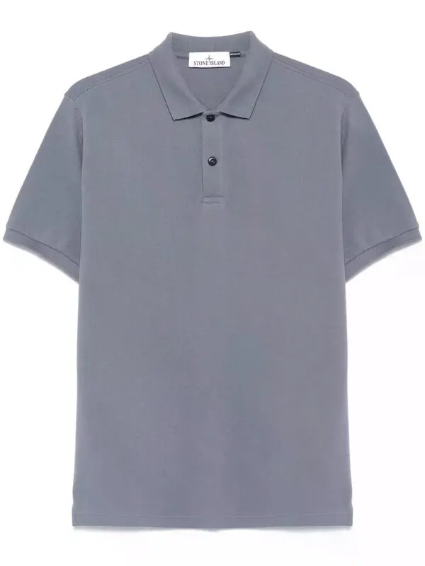 Stone Island Compass-motif Polo Shirt