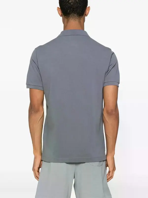 Stone Island Compass-motif Polo Shirt