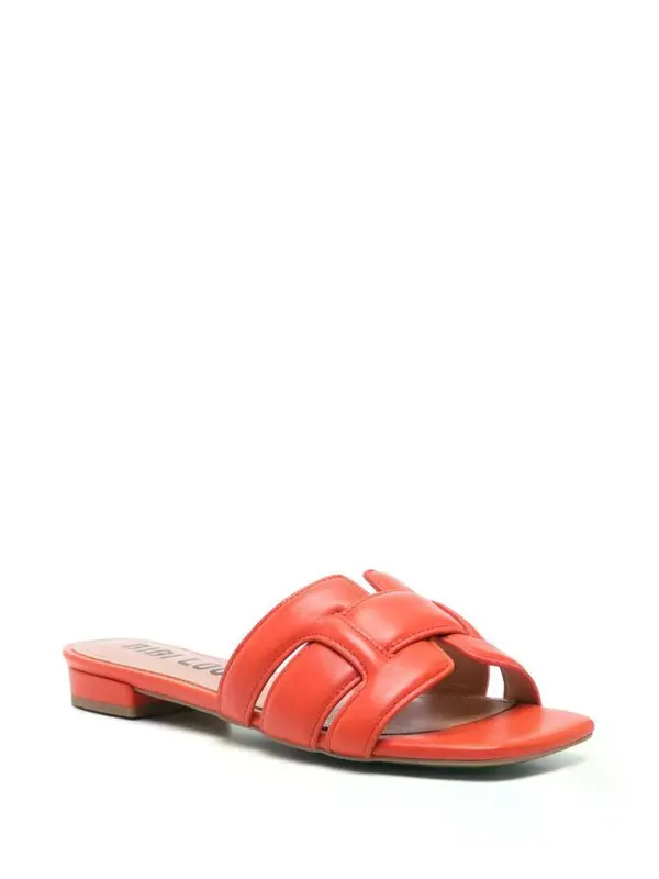 BIBI LOU Holly Flat Sandals - Red