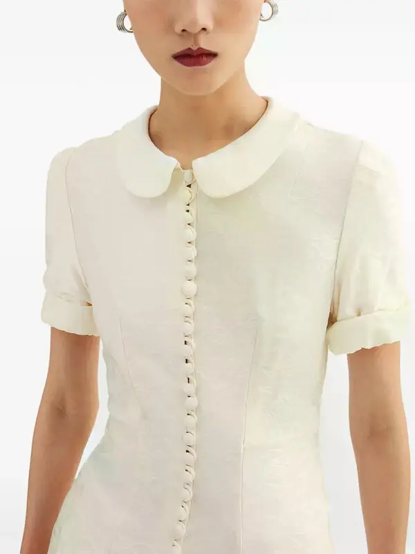 JIL SANDER Floral-jacquard Shirt