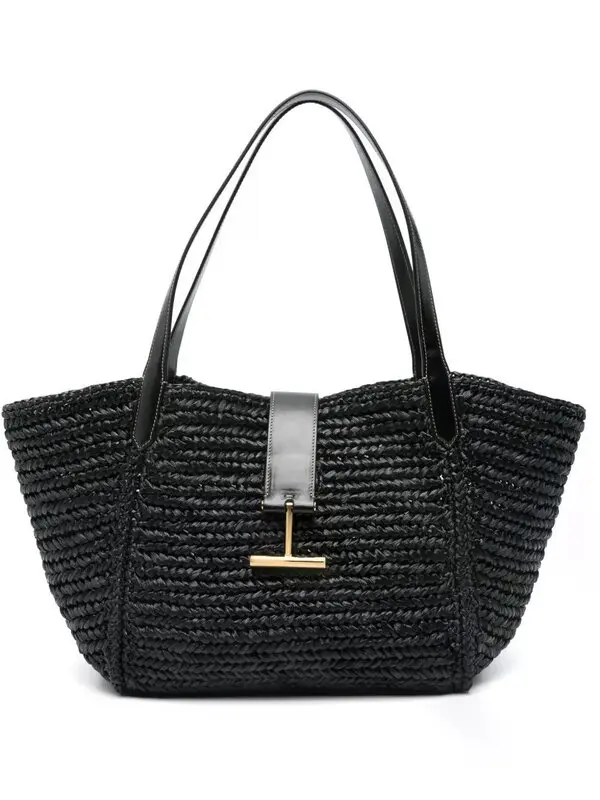 TOM FORD Raffia Shoulder Bag