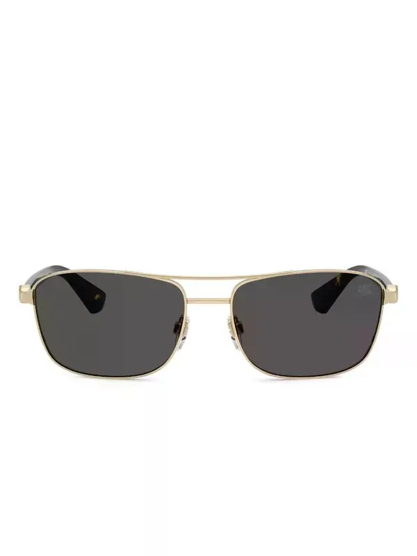 Burberry Rectangle-frame Sunglasses - Gold