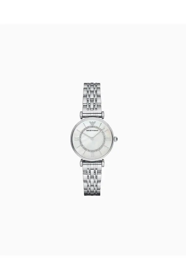 Emporio Armani Two-hand Stainless Steel Watch - Red