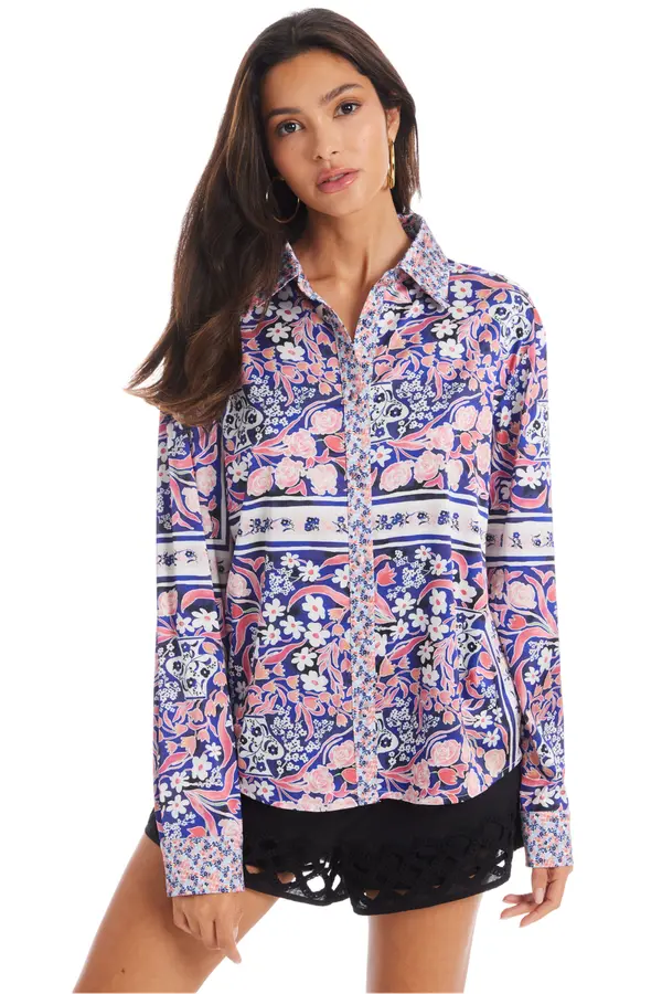 Allison Mia Print Shirt