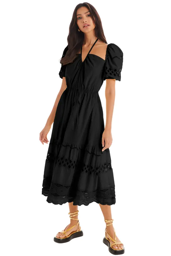 ALLISON NEW YORK Emilia Midi Dress