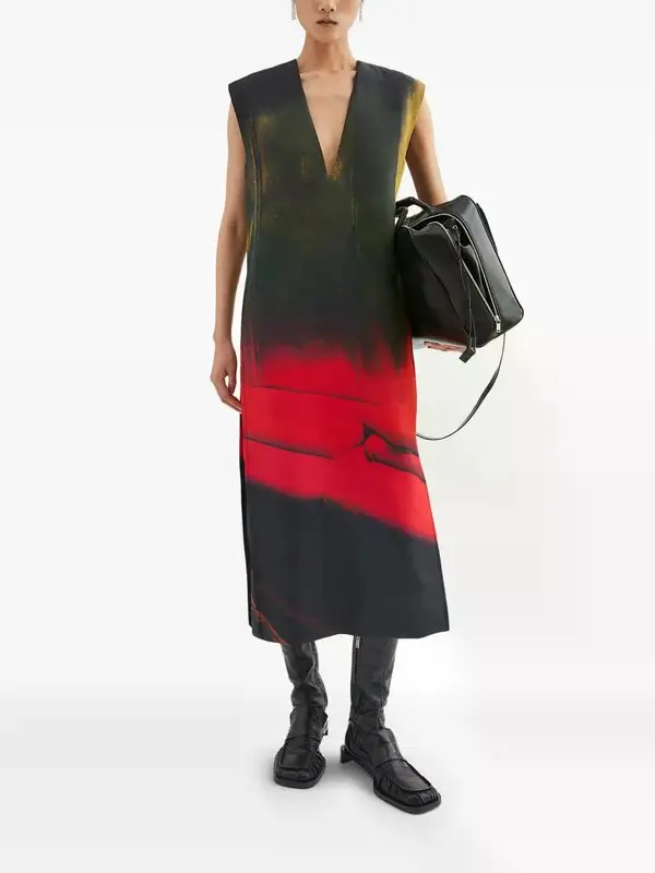JIL SANDER Printed Midi Dress