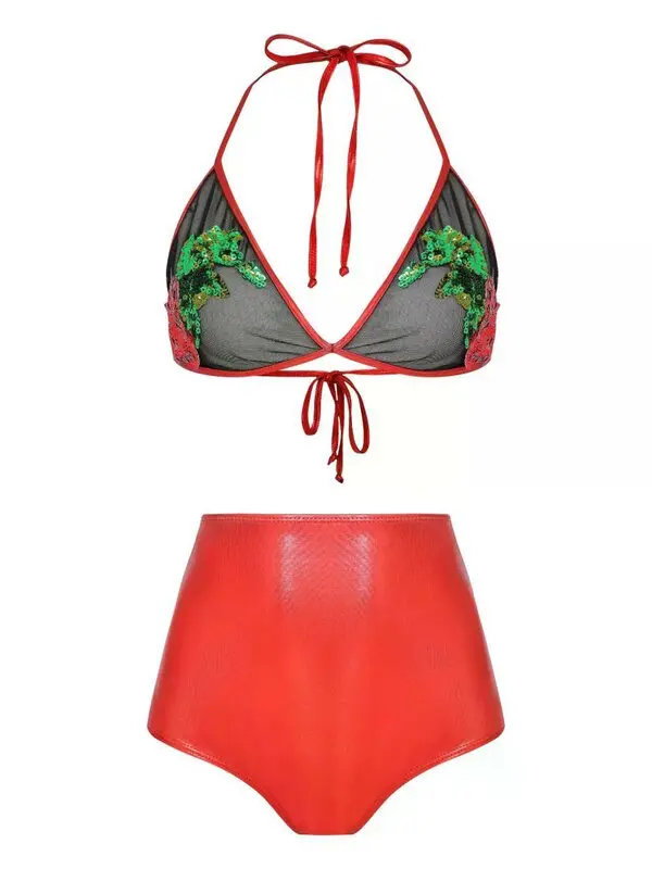 BRIGITTE Name' Carnaval Bikini Set - Red