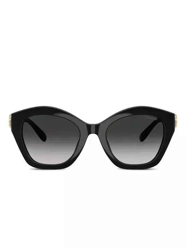 COACH® Logo-plaque Sunglasses - Black