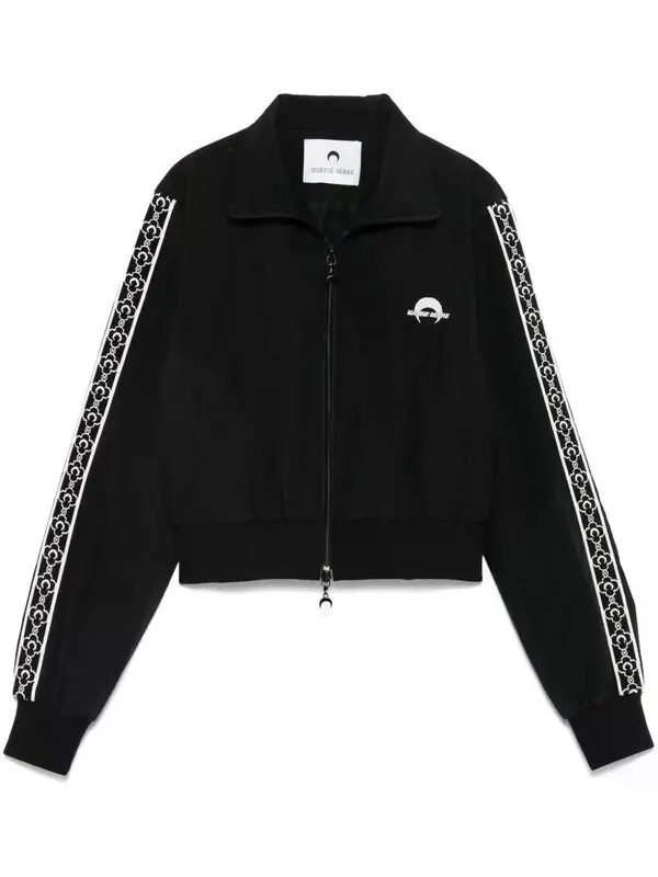 MARINE SERRE Logo-embroidered Jacket