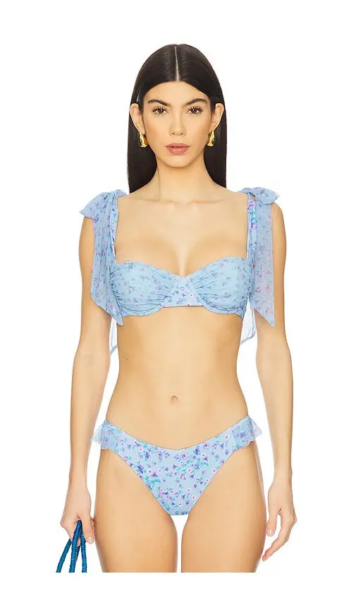 Beach Riot Drea Bikini Top - Iris Petal