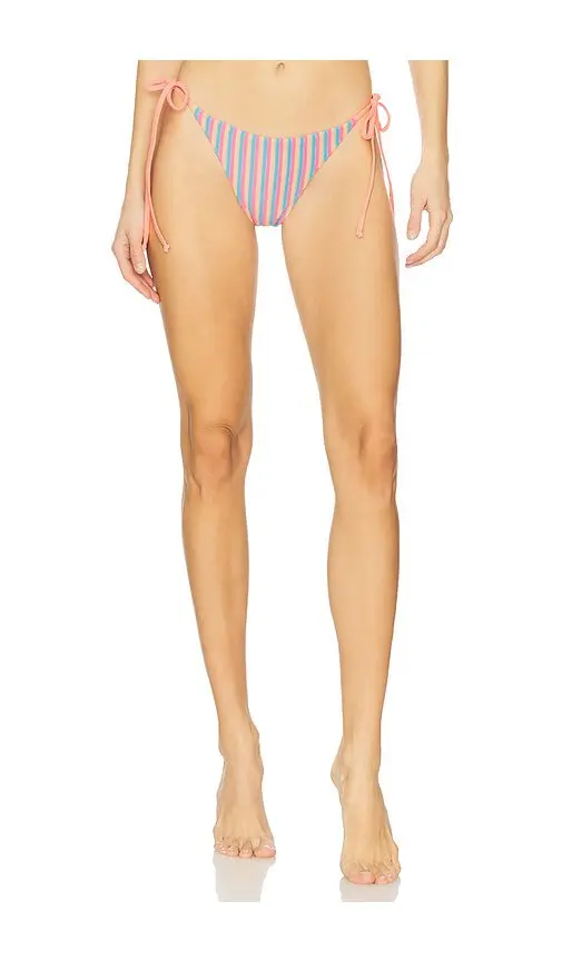 Beach Riot Soleil Bikini Bottom - Petal Stripes