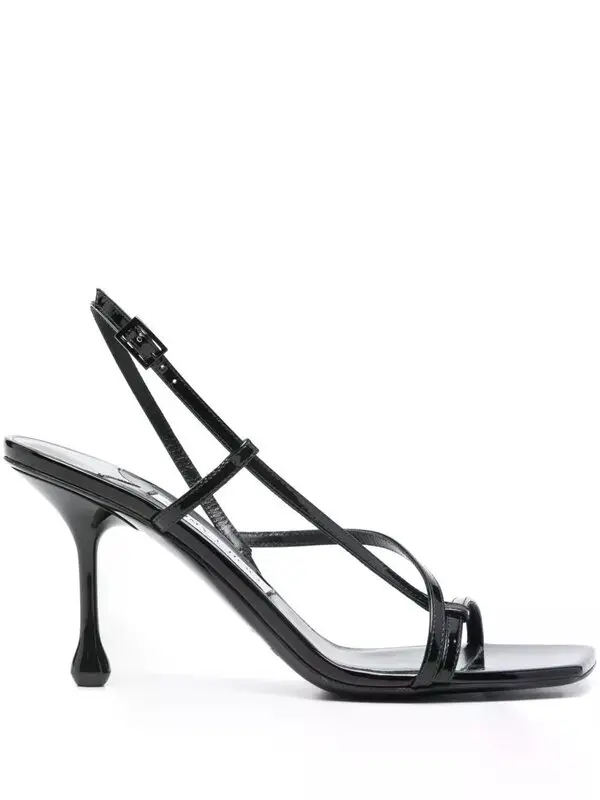 JIMMY CHOO 80mm Etana Sandals - Black
