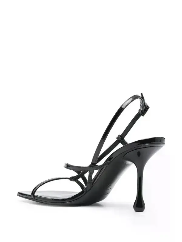 JIMMY CHOO 80mm Etana Sandals - Black