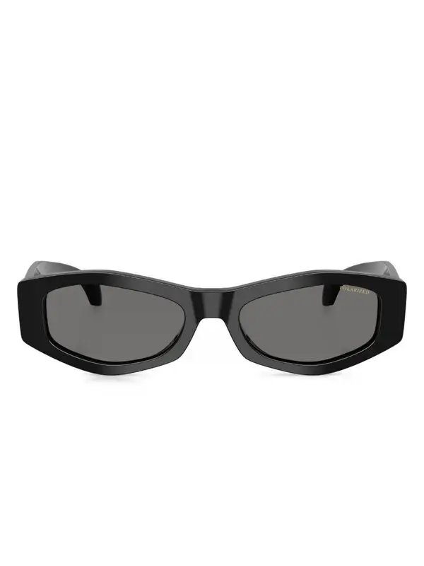 Versace Geometric Sunglasses - Black
