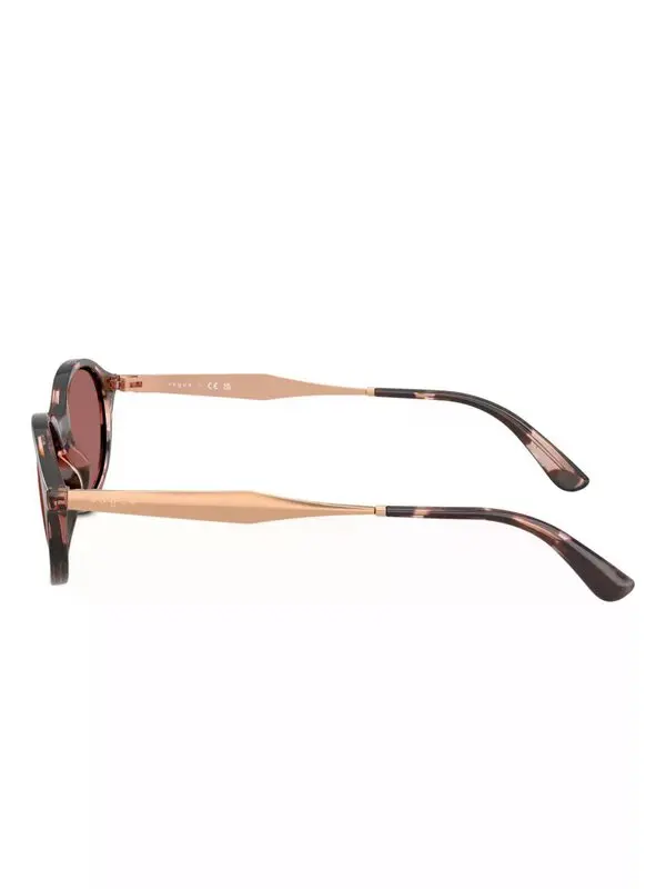 VOGUE EYEWEAR Oval-frame Sunglasses - Neutrals