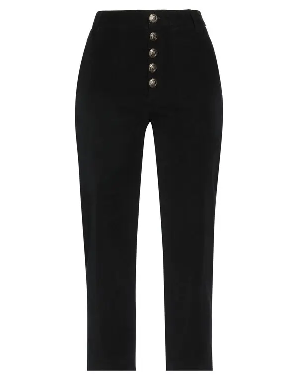 DONDUP Straight-leg Corduroy Pants - Black