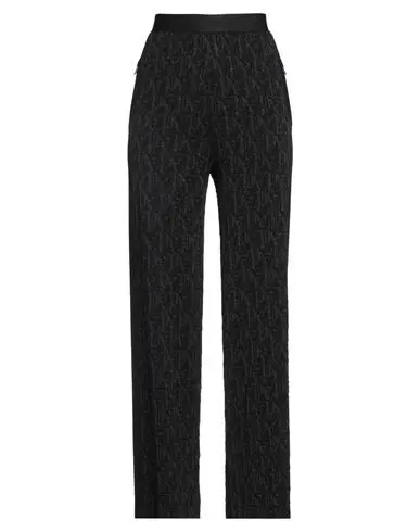 Palm Angels Wide-leg Knit Pants - Black