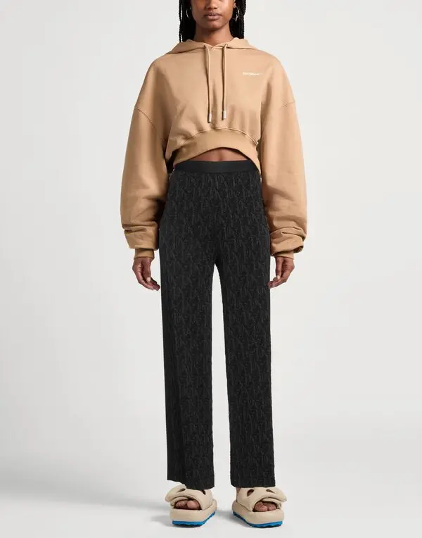 Palm Angels Wide-leg Knit Pants - Black