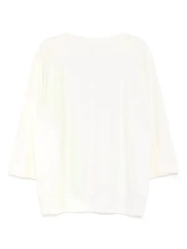 Undercover Slogan Print Sweatshirt - Neutrals