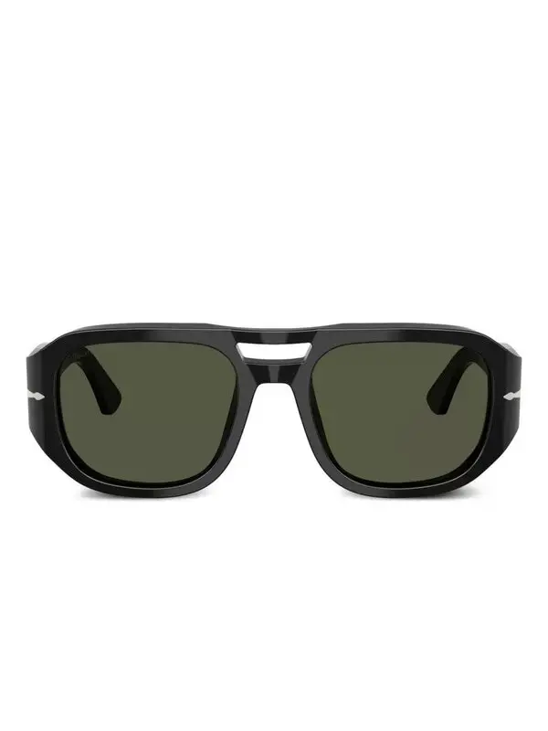 Persol Rectangle Sunglasses - Black