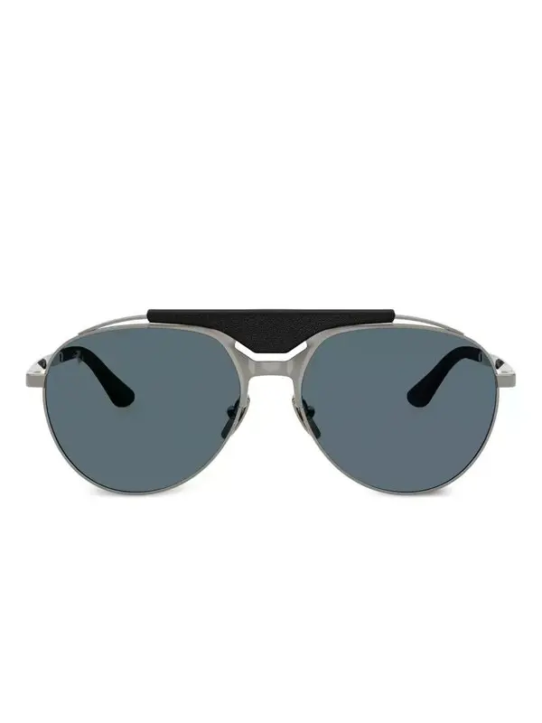 FERRARI Pilot-frame Sunglasses - Silver