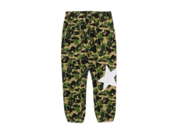 A BATHING APE Abc Camo Sweatpant