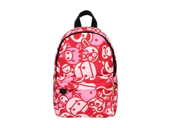 BAPE Mini Backpack - Carmine Rose