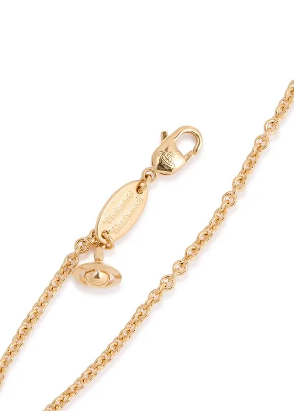 Vivienne Westwood Luzie Fish-Charm Bracelet In Gold - 40% Off