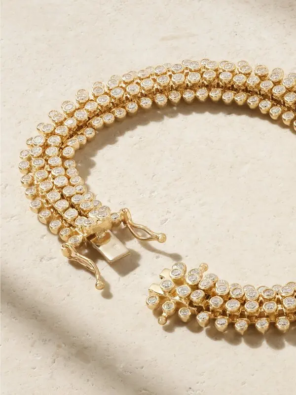 MARIE LICHTENBERG Mesh Diamond Bracelet