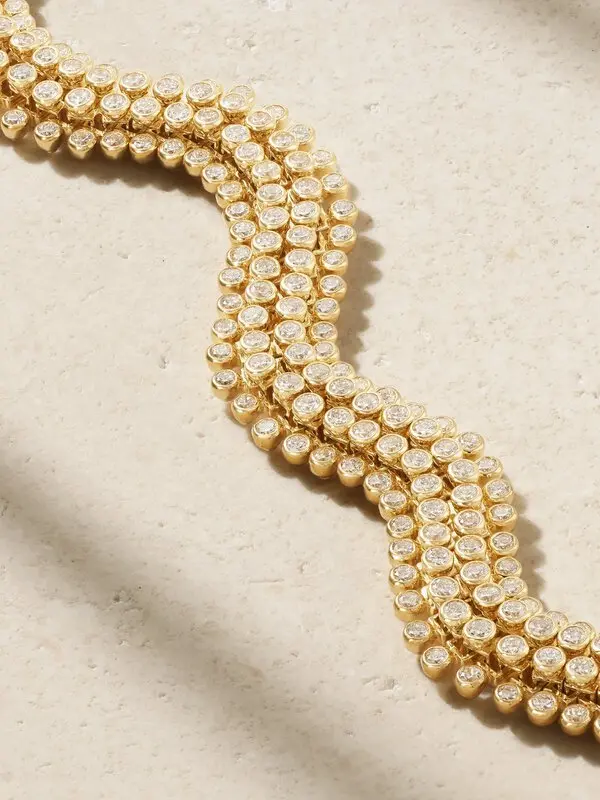 MARIE LICHTENBERG Mesh Diamond Bracelet