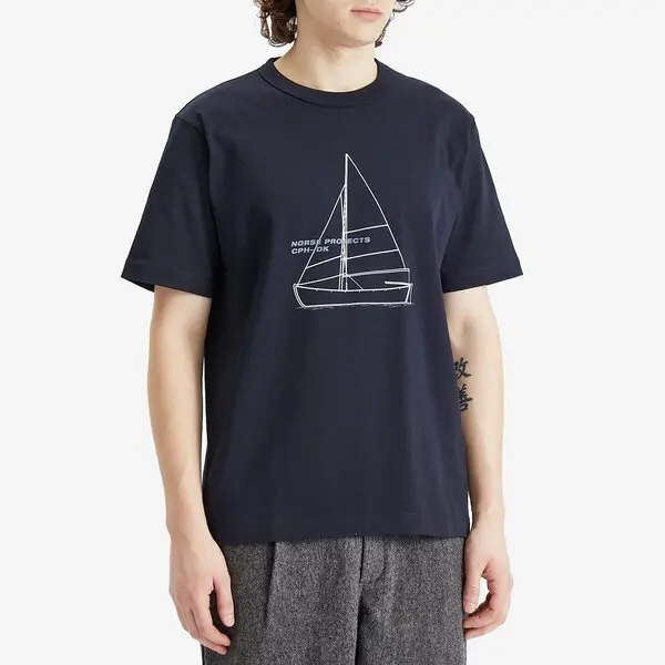 Norse Projects Holger Boat Print T-shirt