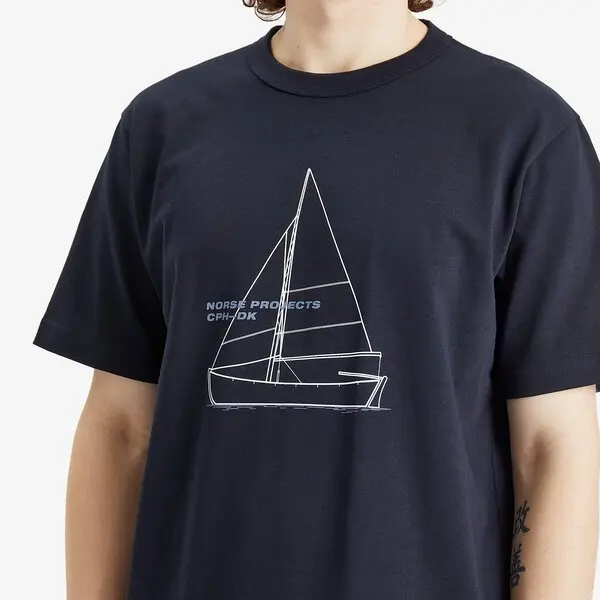 Norse Projects Holger Boat Print T-shirt
