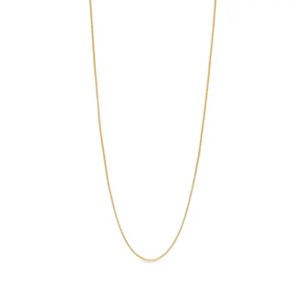 CRYSTAL HAZE Box Chain Necklace - Gold