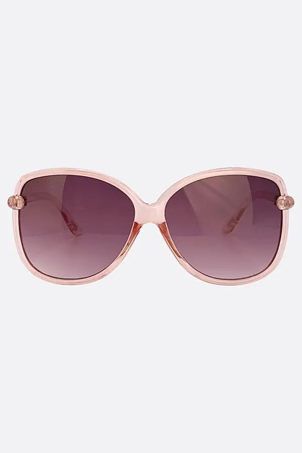 GIANT VINTAGE SUNGLASSES Giant Vintage Lotus Oversized Square Sunglasses - Pink