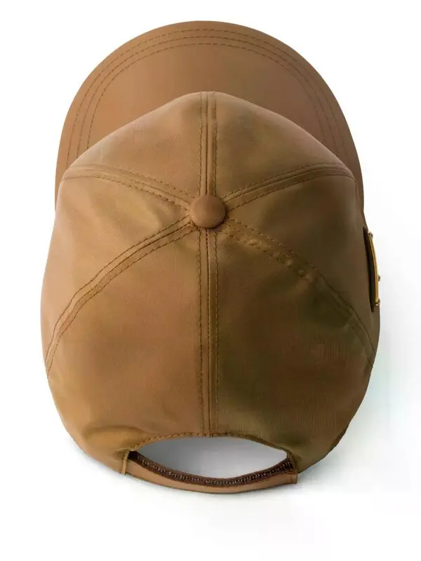 Prada Logo Baseball Cap - Brown