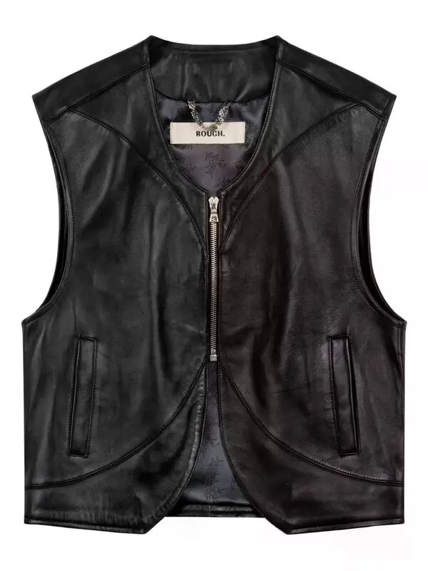 ROUGH. Leather Vest