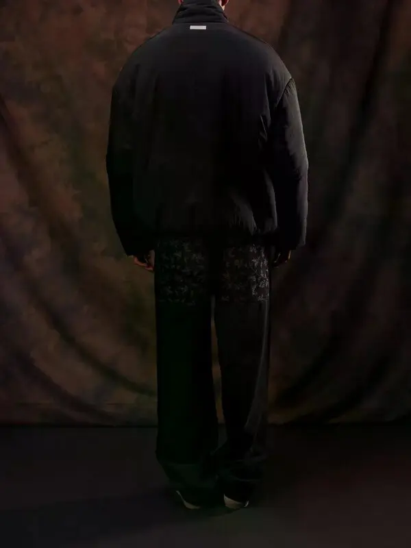 ROUGH. Faded Wide-leg Jeans
