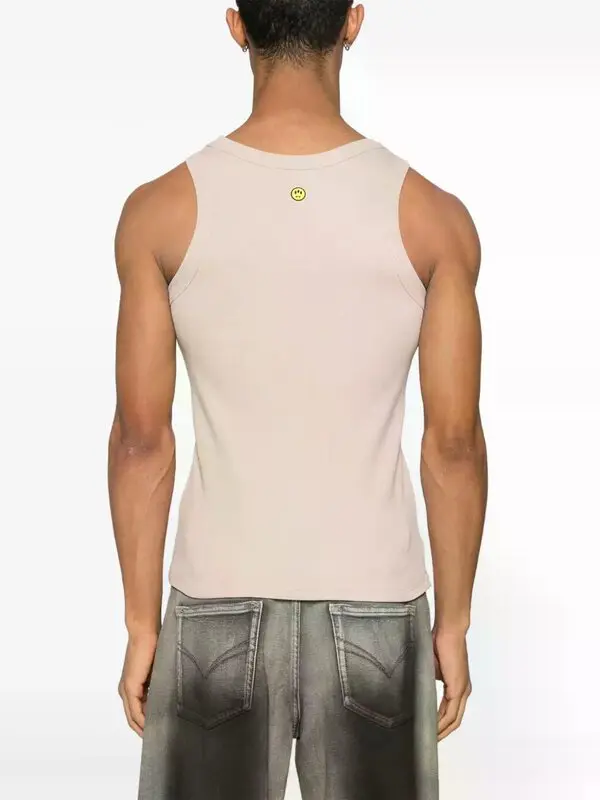 BARROW Logo-tape Tank Top - Neutrals