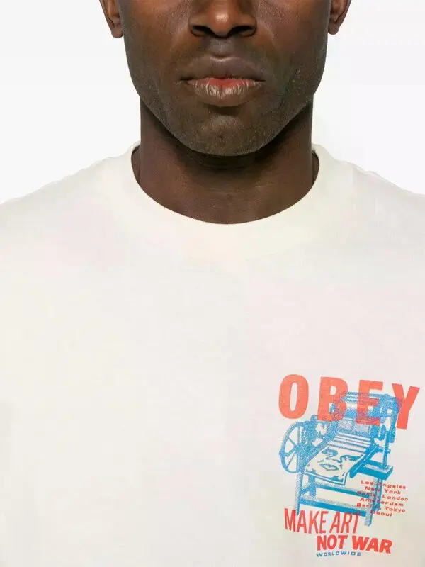 Obey Logo-print T-shirt