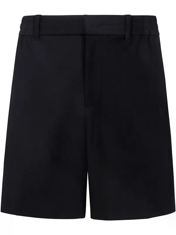 Emporio Armani Logo-appliqué Shorts - Black