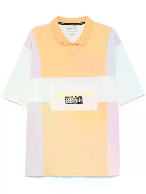 Martine Rose Colourblock Polo Shirt