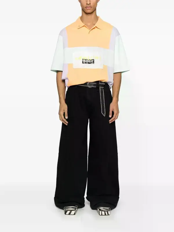 Martine Rose Colourblock Polo Shirt