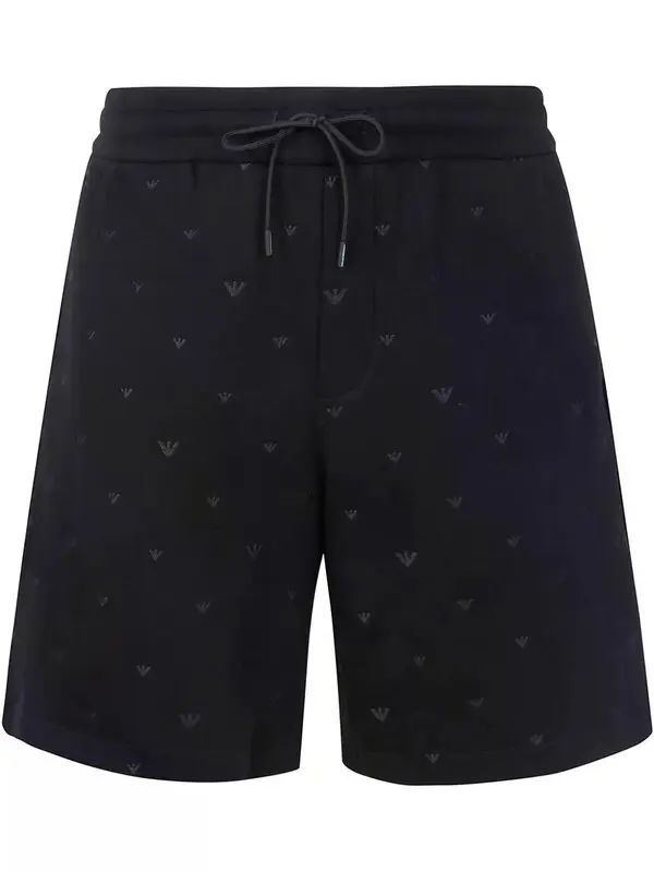 Emporio Armani All-over Logo Shorts