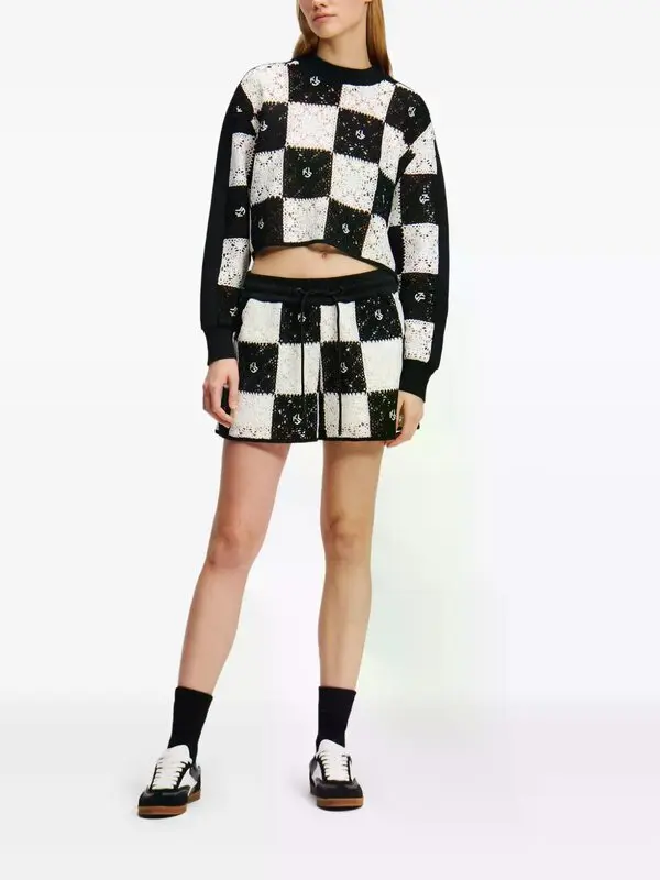 Karl Lagerfeld Crochet-knit Shorts