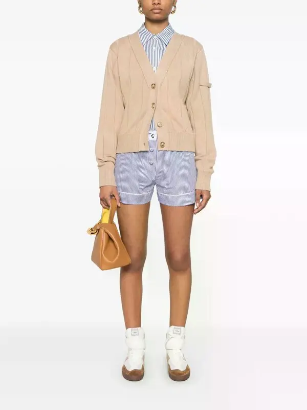 Victoria Beckham Wide-ribbed Cardigan