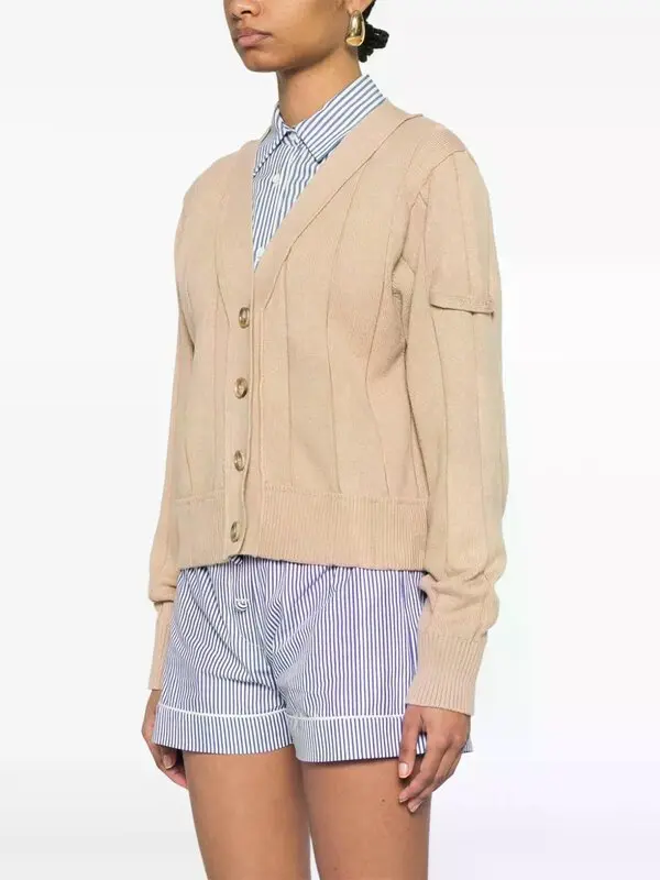 Victoria Beckham Wide-ribbed Cardigan