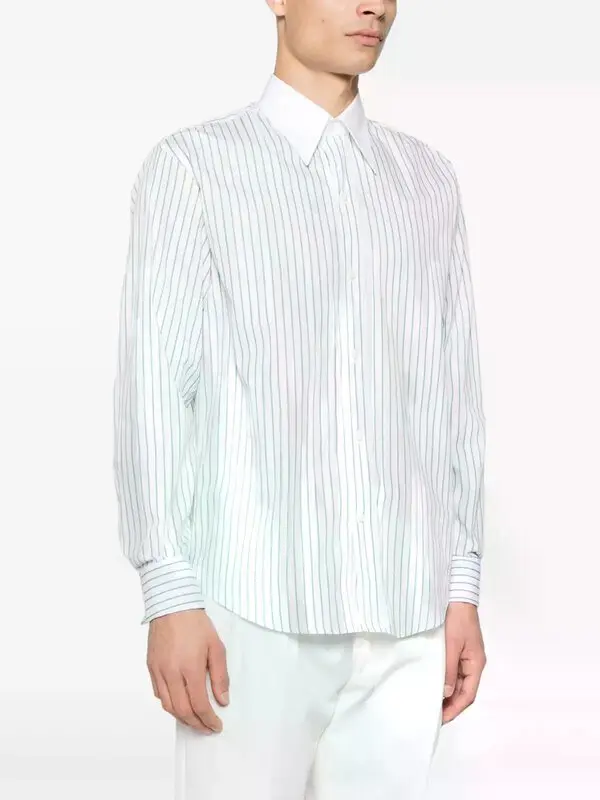 FURSAC Striped Shirt - White